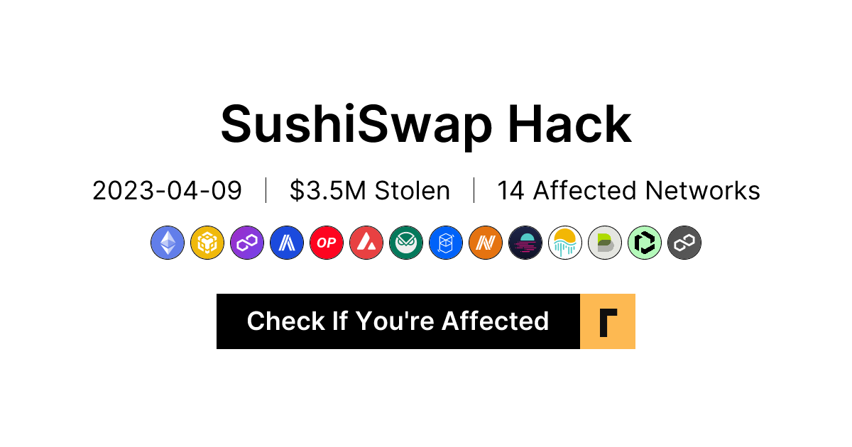 2023 SushiSwap Hack: Check If You're Affected | Revoke.cash